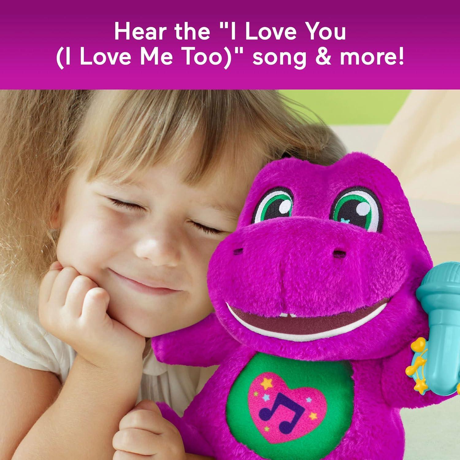 Barney World Toddler Toys by Fisher-Price, Tall Plush, 10.5 -inch ...